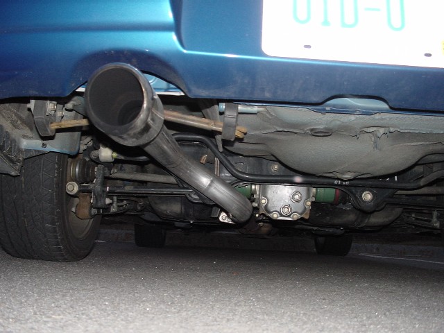 Will unbolting stock muffler be harmful? - NASIOC